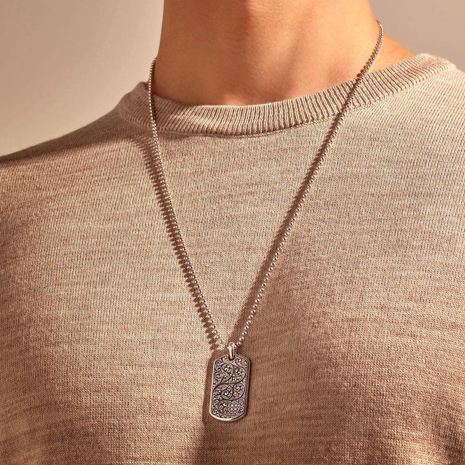 Özel İşlemeli Asker Künyesi (Sadece Kolye Ucu)